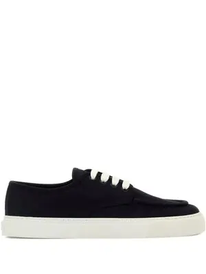Prada Canvas Lace-up Sneakers - Blue