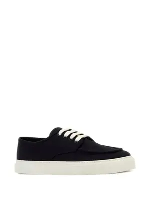 Prada Canvas Lace-up Sneakers - Blue
