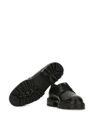Hogan Laced Shoes In Smooth Leather