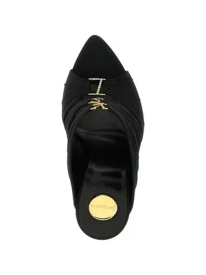 Saint Laurent Emilie 110 Mule - Black