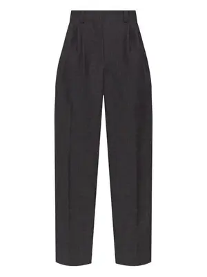 TOM FORD Wool Pleated Pants - Grey