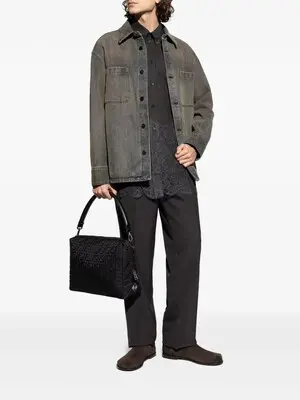 Fendi Gray Overdye Denim Shirt - Grey