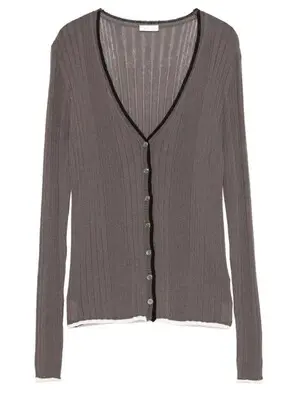 Roberto Collina Ribbed Cardigans For Women