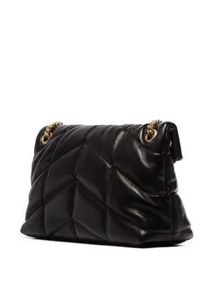 Saint Laurent Small Loulou Puffer Bag - Black