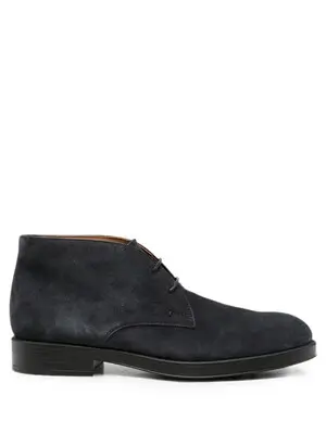 TOD`S Tod's Suede Ankle Boots - Blue