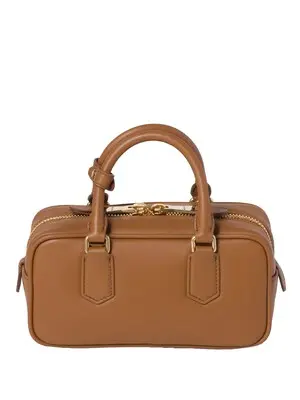 Miu Miu Arcadie Regular Leather Bag - Brown