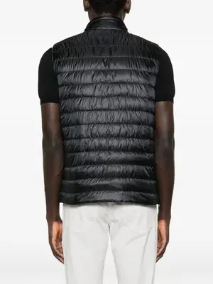 Herno Ultralight Nylon And Ecoage Vest - Black