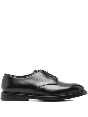 Premiata Calla Leather Laced Shoes - Black