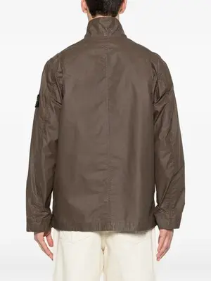 Stone Island Stand Collar Jacket - Brown
