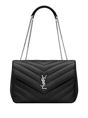 Saint Laurent Loulou Large Bag - Black