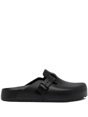 BIRKENSTOCK Boston Leather Mule - Black
