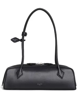Alaïa Le Teckel Medium Bag In Shiny Goatskin - Black