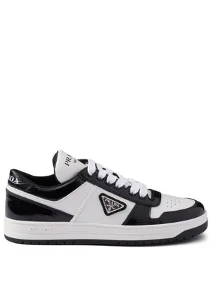 Prada Downtown Two-tone Sneakers - Black