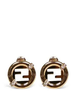 Fendi Everround Earrings - Metallic
