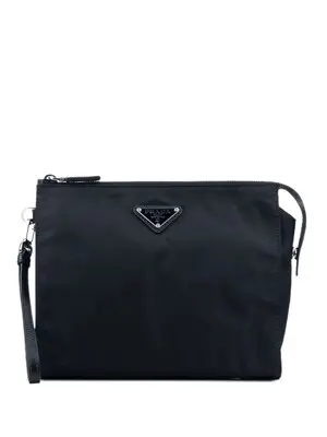 Prada Re-nylon And Saffiano Necessaire - Black