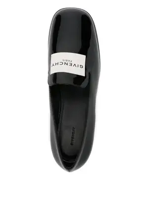 Givenchy Lacquered Leather Loafers - Black