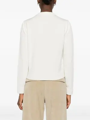 Moncler Wool Padding Cardigan With Zip Closure