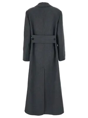 Victoria Beckham Dolce & Gabbana Double-breasted Wool Coat