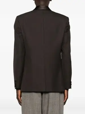Fendi Tailored Single-breasted Crêpe Wool Blazer