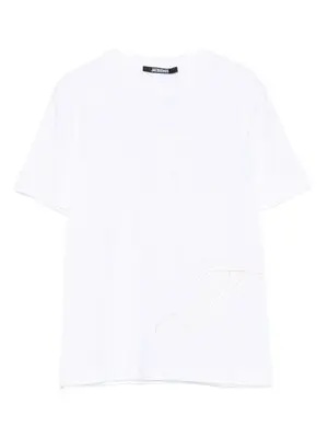 Jacquemus T-shirt With Embroidery - White