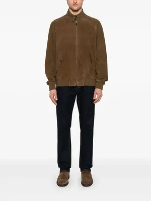 BARACUTA G9 Harrington Suede Jacket