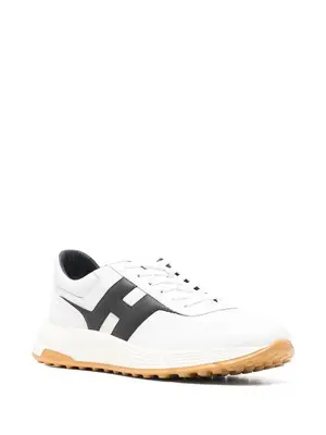 Hogan Hyperlight Sneakers In Smooth Leather - White