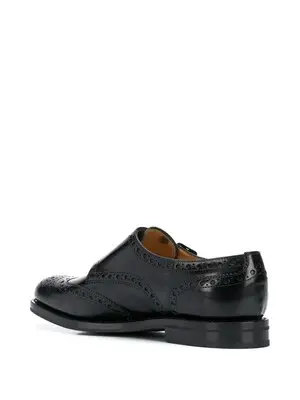 Church's Monk Strap Brogue Shoes - Black