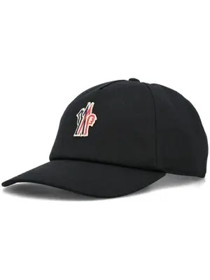 Moncler Logo Baseball Cap - Black