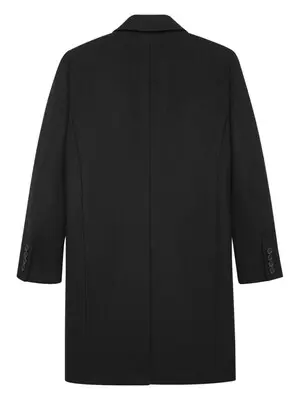 Saint Laurent Double Breasted Wool Coat