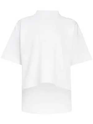 Alaïa Boxy Cotton T-shirt - White