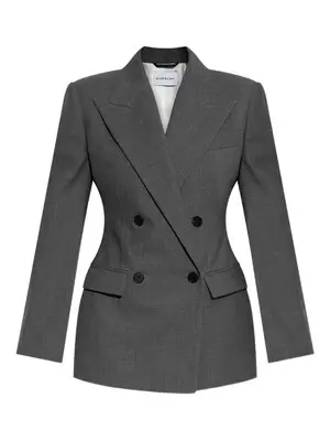 Givenchy Double-breasted Wool Jacket - Grey
