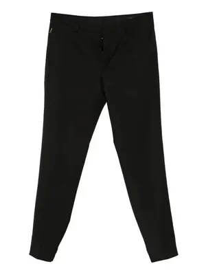 Prada Slim Leg Wool Trousers - Black