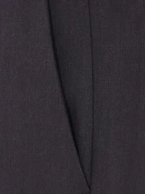 Prada Wool Pants With Pleat And Pin