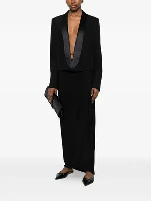 TOM FORD Short Smoking Jacket With Silk Lapels