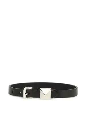 Valentino Garavani Rockstud Leather Bracelet - Black