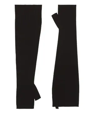Dolce & Gabbana Fingerless Gloves - Black