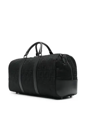 Fendi Medium Ff Nylon Travel Bag - Black