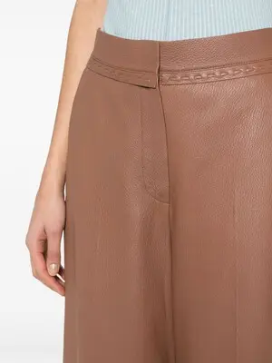 Fendi Leather Trousers