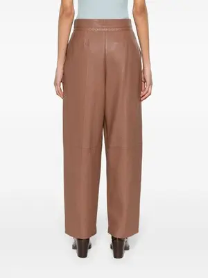 Fendi Leather Trousers