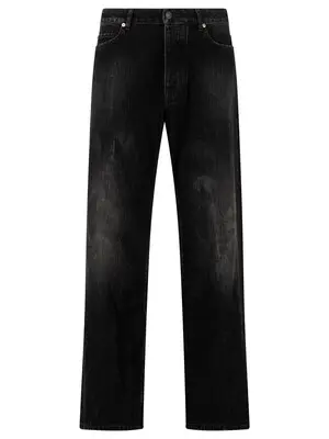 MSGM Straight Jeans - Black