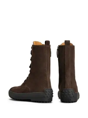 TOD'S Suede Lace-up Boots