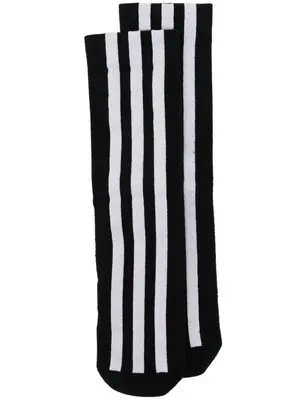 Y3 Stripes Crew Socks - Black