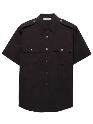 Prada Short Sleeve Utility Shirt - Black