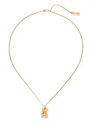 Marc Jacobs Delicate Daisy Pendant Necklace - Metallic