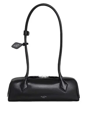 Alaïa Le Teckel Small Bag In Goatskin - Black