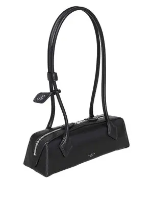 Alaïa Le Teckel Small Bag In Goatskin - Black
