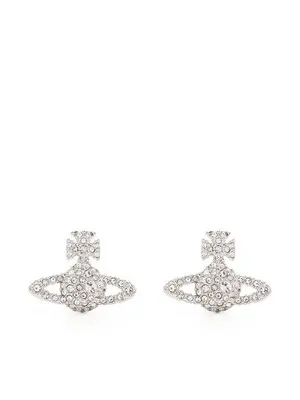 VIVIENNE WESTWOOD Grace Bas Relief Stud Earrings - Metallic