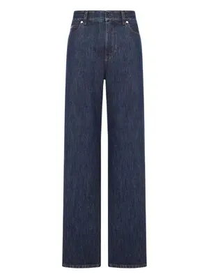 Fendi High-waist Straight Leg Jeans