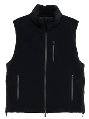 Herno Sleeveless Zip-up Gilet - Black