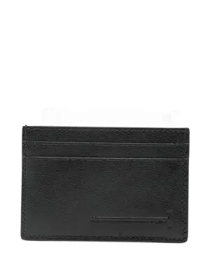 TOM FORD Leather Cardholder With Logo Print